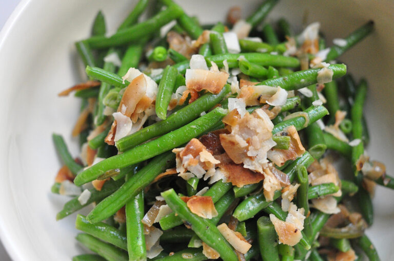 Spicy, Double Coconut Green Beans - Leanne Brown - Somatic Therapist