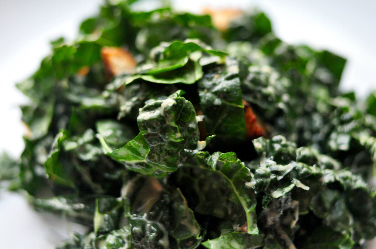 Kale Caesar Salad - Leanne Brown - Somatic Therapist