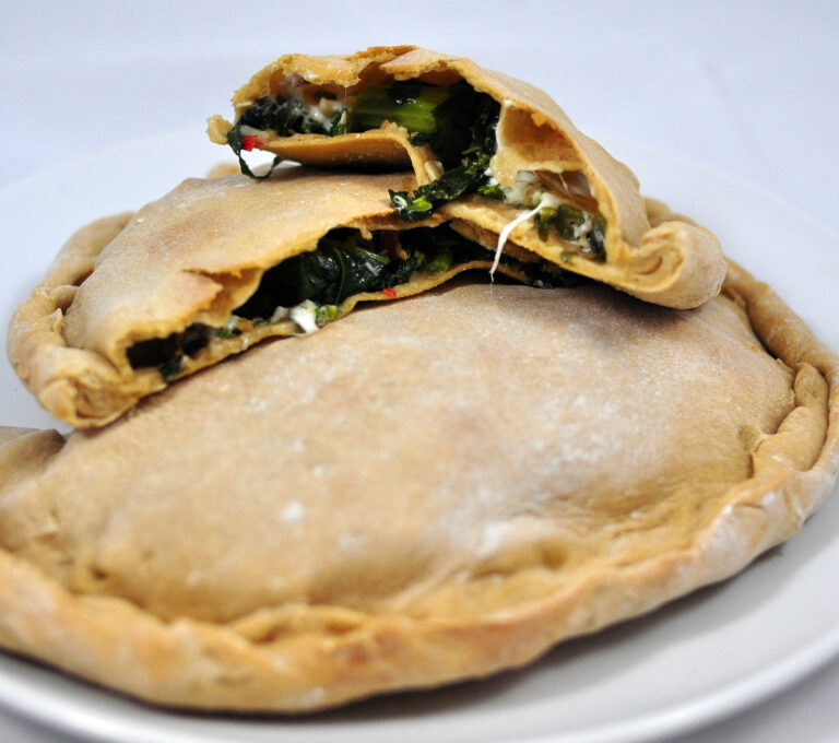Broccoli Rabe and Mozzarella Calzones | Leanne Brown & Embodied Cooking