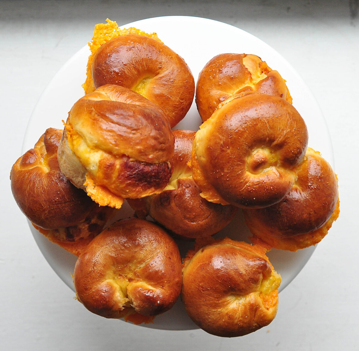 Brioche Cheddar Cheese Buns - Leanne Brown - Somatic Therapist